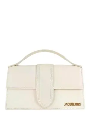 Jacquemus Jacquemus The Large Bambino Logo-Plaque Shoulder Bag Neutrals
