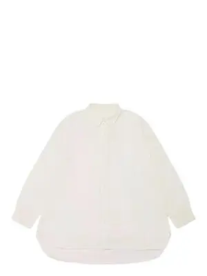 CASEY CASEY Clothilde Curved Hem Shirt - Neutrals
