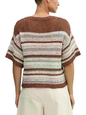 BENETTON Benetton Striped Knit Sweater