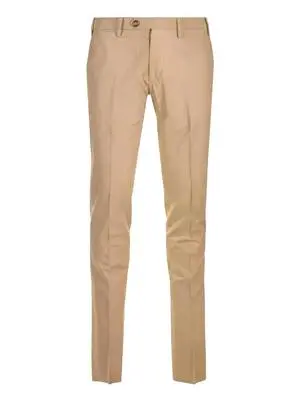 AL DUCA D’AOSTA 1902 Slim-fit Pressed Crease Trousers - Neutrals