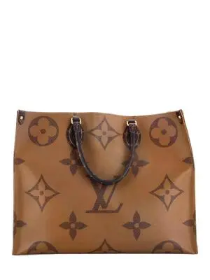 LOUIS VUITTON Giant Monogram Tote Bag - Brown