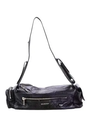 Balenciaga Superbusy Sling Bag Leather Xs Shoulder Bag - Black