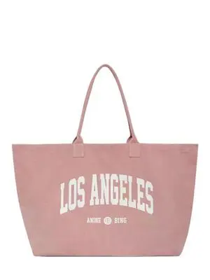 ANINE BING Leo Canvas Tote - Pink
