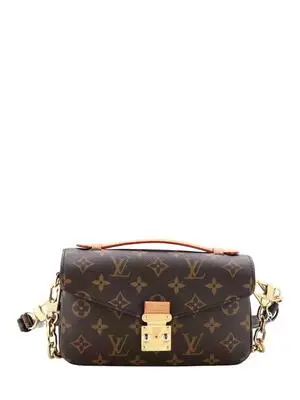 LOUIS VUITTON Monogram Canvas Pochette Metis East West Crossbody Bag - Brown