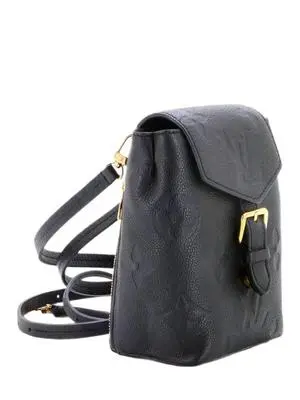 LOUIS VUITTON Monogram Empreinte Giant Backpack - Black