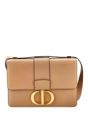 Dior 30 Montaigne Flap Bag Leather Shoulder Bag - Neutrals
