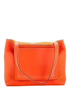 Hermès Hermès Cabasellier Clemence 31 Tote Bag Orange