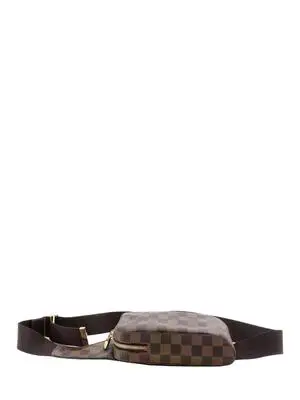 LOUIS VUITTON Geronimos Damier Ebene Waist Bag - Brown