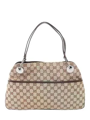 Gucci Gg Canvas Eclipse Shoulder Bag - Neutrals