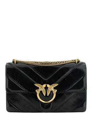 Pinko Love Shoulder Bag - Black
