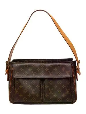 LOUIS VUITTON 2003 Monogram Viva Cite Gm Shoulder Bag - Brown