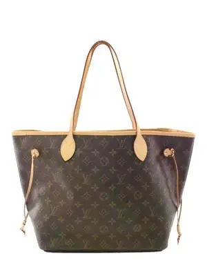 LOUIS VUITTON 2007 Monogram Neverfull Mm Tote Bag - Brown