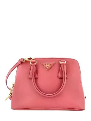 Prada Saffiano Leather Small Satchel - Pink
