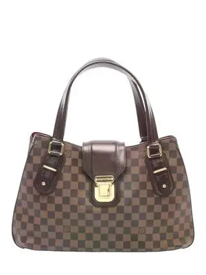 LOUIS VUITTON Damier Ebene Griet Tote Bag - Brown