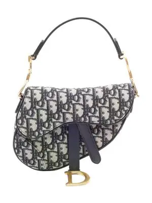 Dior Mini Saddle Bag Satchel - Blue