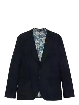 Etro Peak-lapels Single-breasted Blazer - Blue