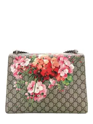 GUCCI Gucci Dionysus Blooms Print GG Coated Canvas Medium Shoulder Bag