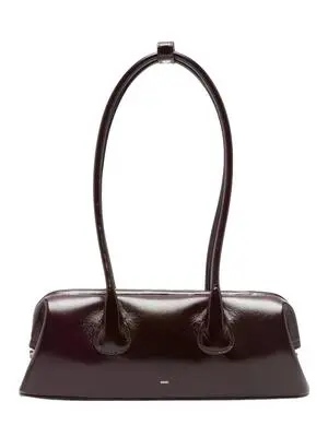 OSOI Osoi Mini Boat Leather Shoulder Bag Red
