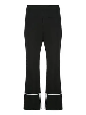 ELLERY Bembe Turn-up Trousers - Black
