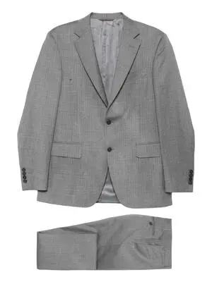 Canali Wool Single-breasted Suit - Grey