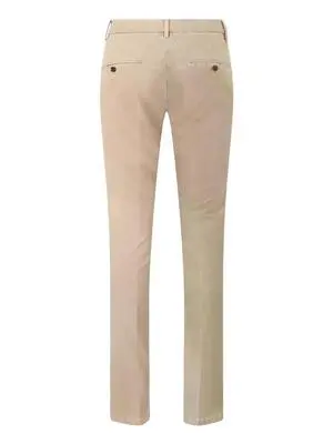 MOORER Tailored Straight-leg Trousers - Neutrals