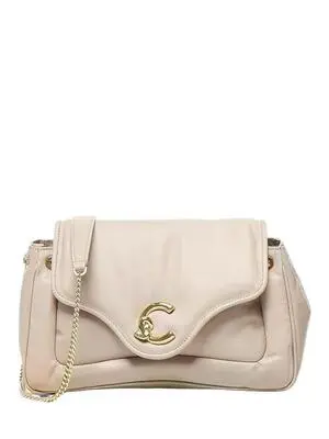 COCCINELLE Logo-plaque Shoulder Bag - Neutrals