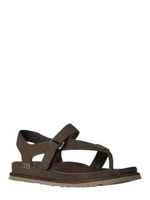 UGG Goldengaze Touch-strap Slingback Flat Sandals - Brown