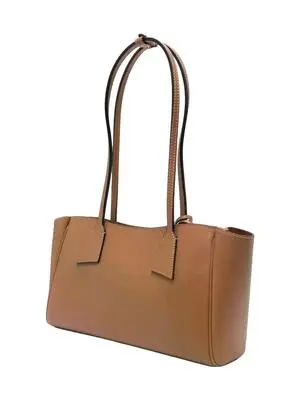 HIDESINS Logo-print Leather Shoulder Bag - Brown