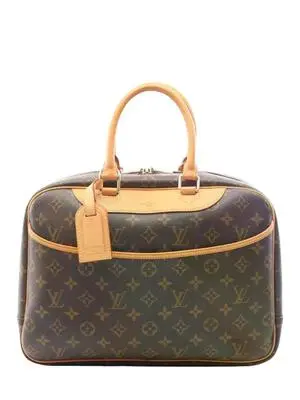 LOUIS VUITTON Monogram Canvas Deauville Tote Bag - Brown