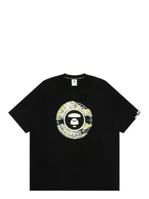 AAPE BY *A BATHING APE Moonface-print T-shirt - Black