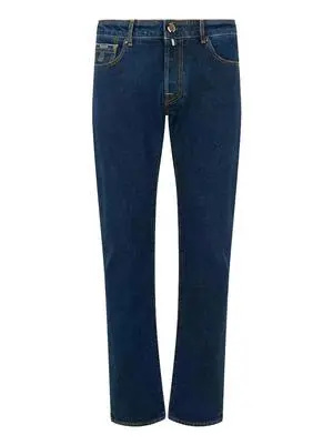 MOORER Five-pocket Jeans - Blue