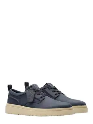 Clarks Polden Lace-up Leather Sneakers - Blue