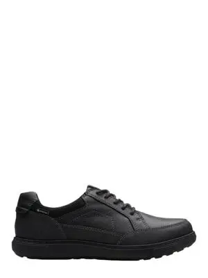 Clarks Mapstone Lo Gore-tex Leather Sneakers - Black