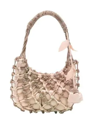 Rosantica Rhinestone Embellished Mini Bag - Pink