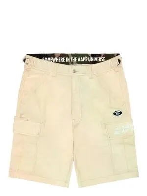 AAPE BY *A BATHING APE Moonface Cargo Shorts - Neutrals