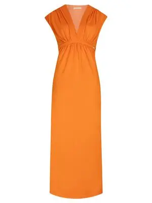 CHIC BY LIRETTE Kimono Maxi Dress - Orange
