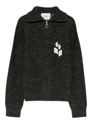 MARANT ETOILE Koxy Wool Blend Cardigan - Black
