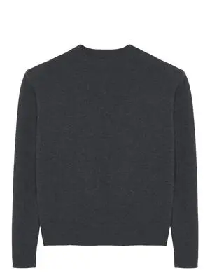 THE FRANKIE SHOP Rafaela Wool Oversized Sweater - Grey