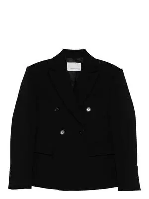 THE FRANKIE SHOP Doyer Double-breasted Blazer - Black