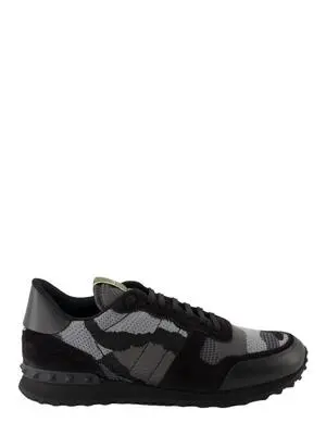 Valentino Garavani Rockrunner Sneakers - Black