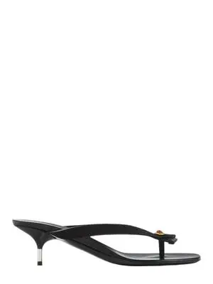 Versace Versace Medusa Mini Heeled Sandals Nero