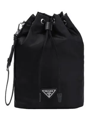 Prada Re-nylon Mini Pouch Handbag - Black