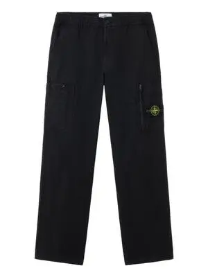 STONE ISLAND STONE ISLAND Paneled Cargo Pants With Drawstring Cuffs