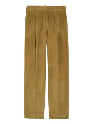 RÓHE Wide-leg Corduroy Trousers - Beige