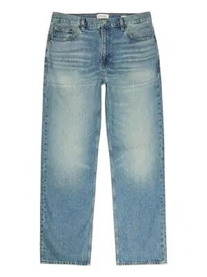 FRAME Relaxed Straight-leg Jeans - Mid Blu