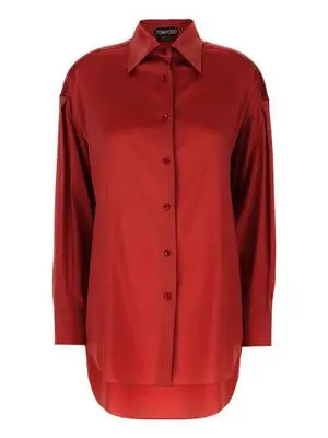 TOM FORD Long Sleeve Shirt - Red