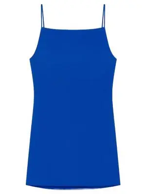 Givenchy Sliced Mini Dress In Crepe Cady - Royal Blue