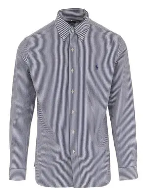 Polo Ralph Lauren Striped Button-down Shirt - Gray