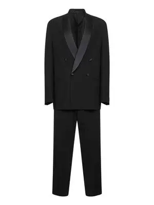 Giorgio Armani Two Piece Tailored Suit - Black
