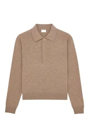 SAINT LAURENT Long-sleeved Polo Shirt